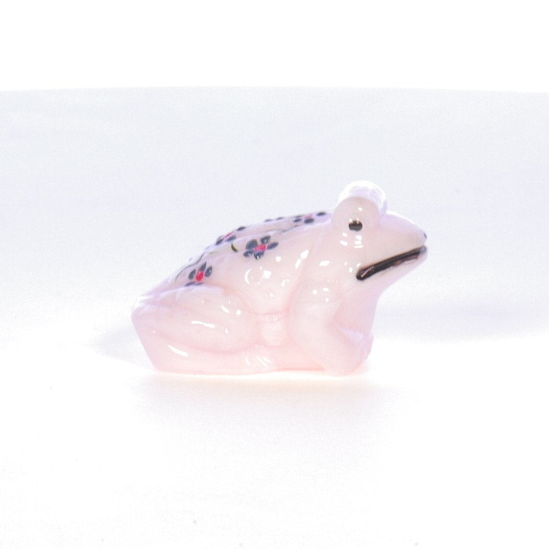 Boyd Crystal Glass Vintage Hand Painted Jeremy the Frog Figurine Cashm ...