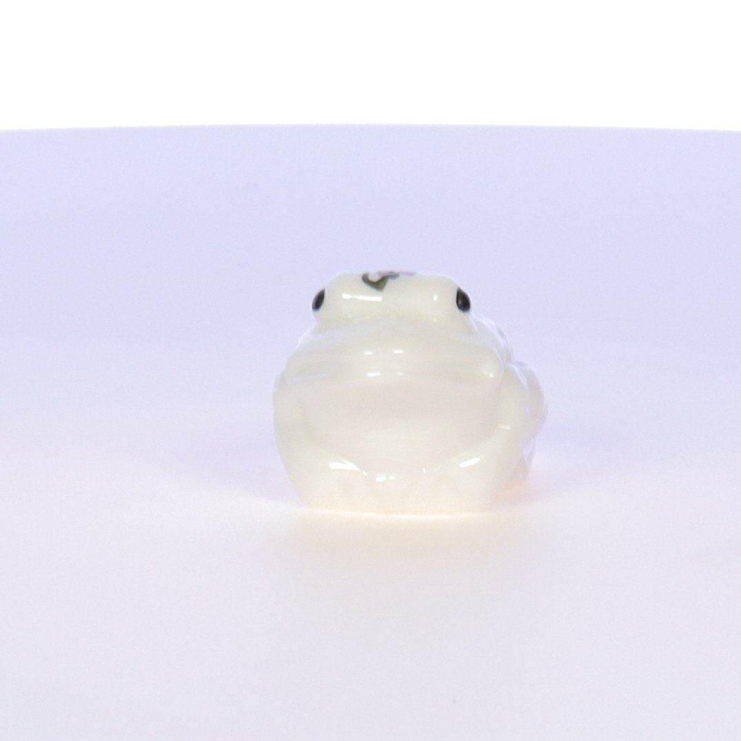 Boyd Crystal Art Glass Vintage Hand Painted Jeremy the Frog Figurine M ...